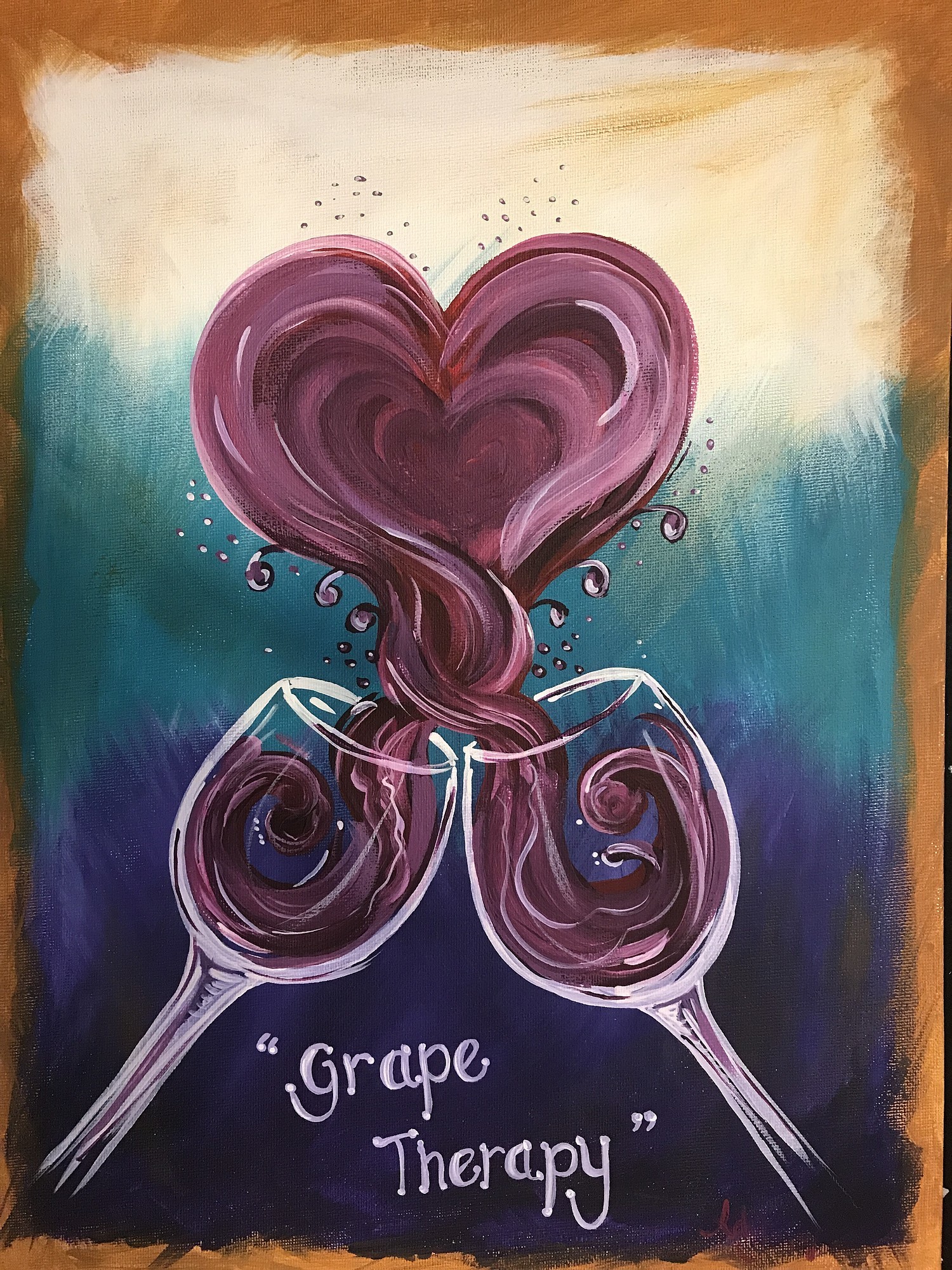 Friday 18+ Grape Therapy - Event Booking - Painting pARTy