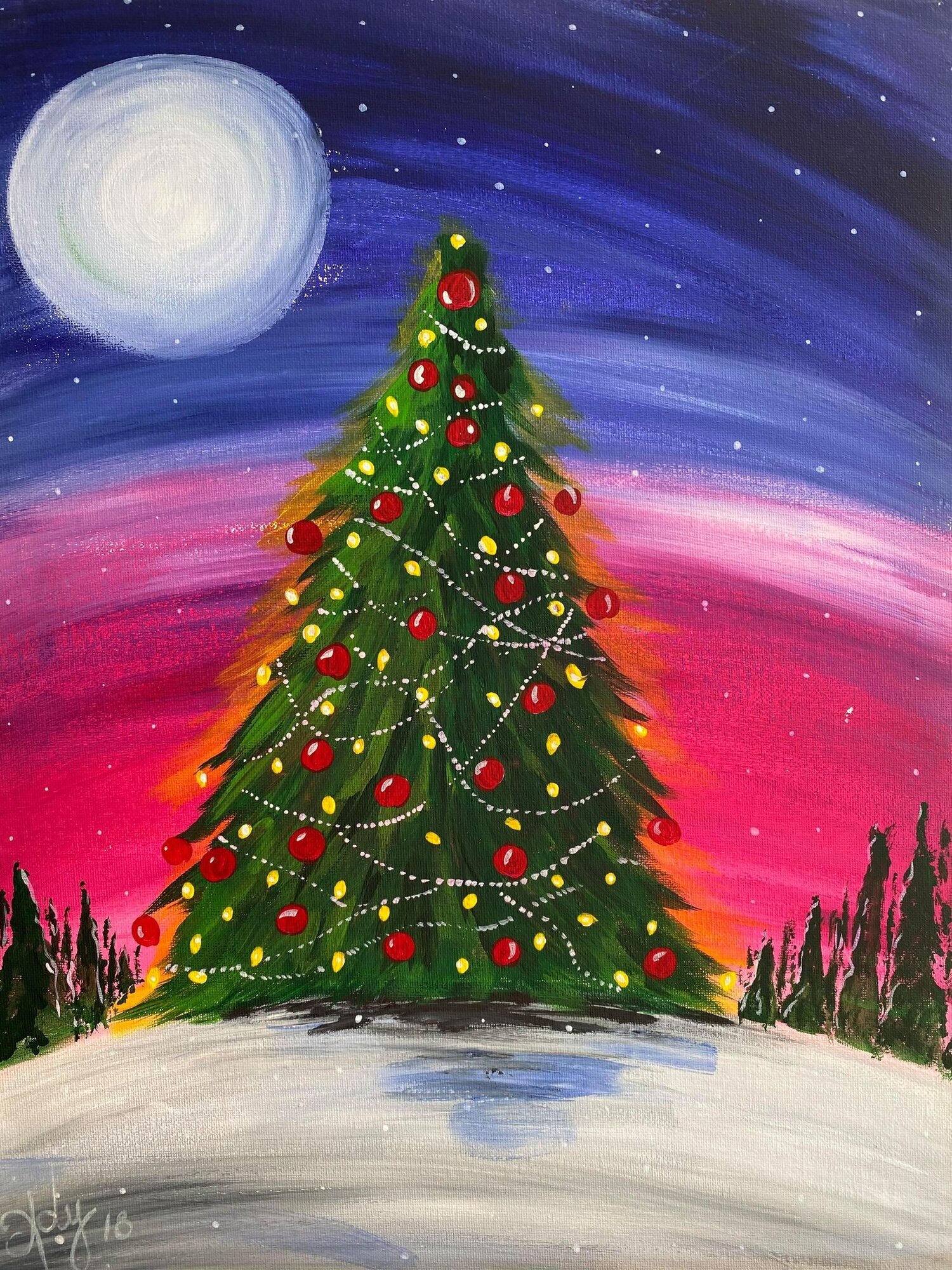 Christmas Tree - Event Booking - Painting pARTy